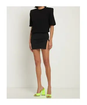 Giuseppe Di Morabito Lycra Mini Skirt With Slit