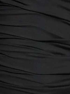 Giuseppe Di Morabito Ruched Stretch Poplin Mini Skirt