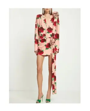 Magda Butrym Floral Printed Mini Skirt