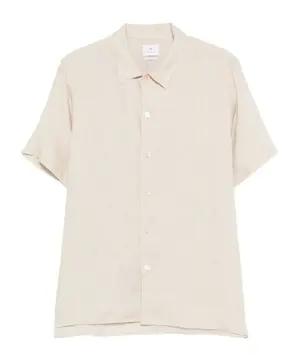 Paul Smith Embroidered-detail Short-sleeve Shirt - White