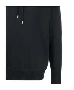 Prada Logo Detail Hooded Sweater