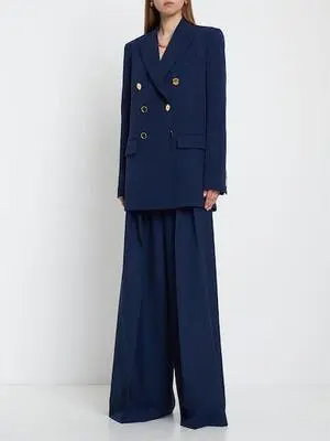 Michael Kors Double-breasted Gabardine Blazer