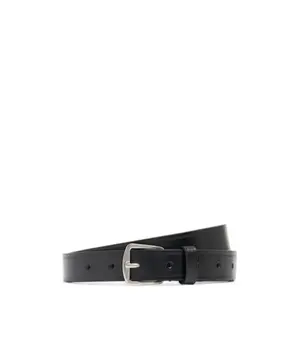 ANN DEMEULEMEESTER Willow Leather Belt - Black