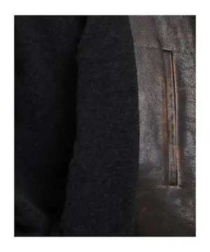 THE ROW Akia Leather Bomber Jacket