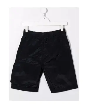Stone Island Logo Patch Cargo Shorts