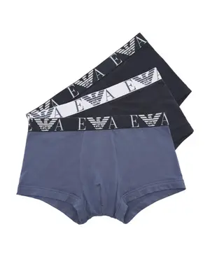 Emporio Armani Logo Flat-angle Three-pair Underwear