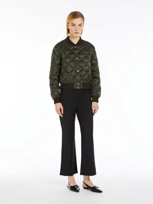 Max Mara Bsoft Quilted Bomber Jacket