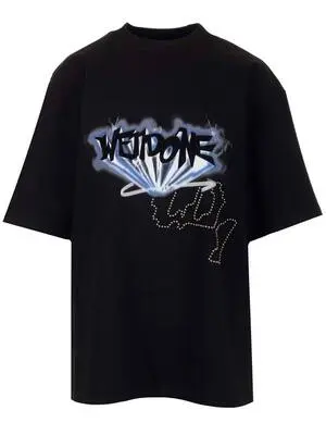 We11Done Graffiti Logo-print T-shirt No