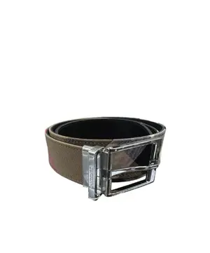 Burberry Reversible Check Belt - Black
