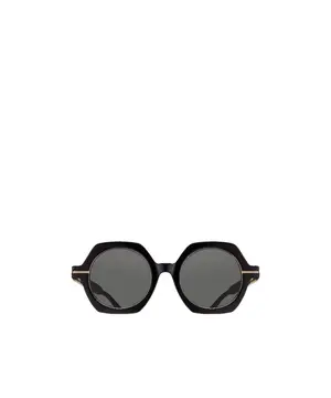 Matsuda Geometric Full Rim Sunglasses - Gray