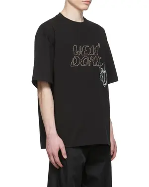 We11Done Stud-logo Short-sleeved T-shirt