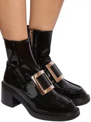 ROGER VIVIER Buckled Ankle Boots