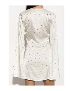 Oseree Crystal-embellished Mini Dress