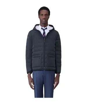 Thom Browne 4-bar Padded Hooded Jacket
