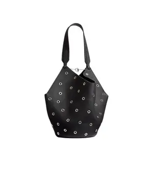 Khaite Small Lotus Eyelet Detailed Tote Bag