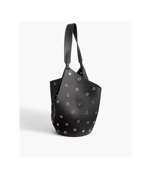 Khaite Small Lotus Eyelet Detailed Tote Bag