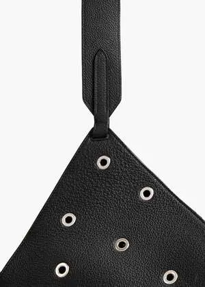 Khaite Small Lotus Eyelet Detailed Tote Bag