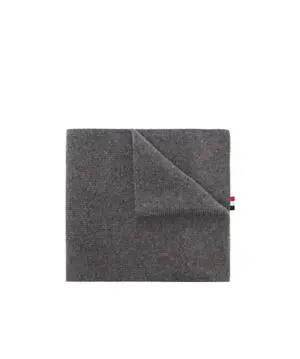 Thom Browne 4-bar Knitted Scarf - Grey
