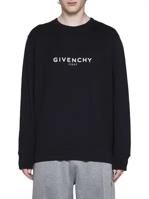 Givenchy Reverse Logo Crewneck Sweatshirt
