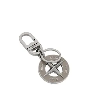 Dior Charm Keychain - Gray