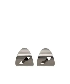 We11Done Logo Earrings - Gray