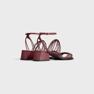 Celine Clémence Heeled Sandal In Goatskin