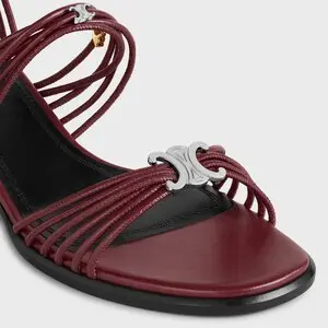 Celine Clémence Heeled Sandal In Goatskin