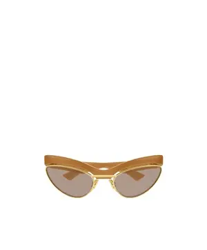 Bottega Veneta Angle Cat Eye Sunglasses - Nude