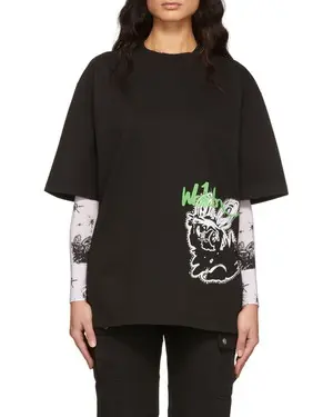 We11Done Logo-print Cotton T-shirt