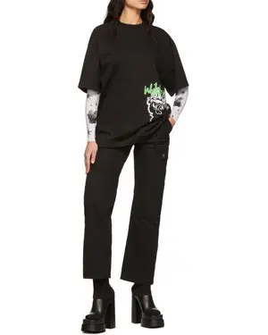We11Done Logo-print Cotton T-shirt