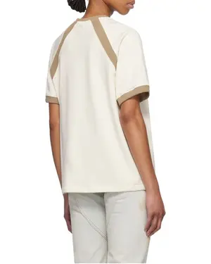 Rhude Round Neck Short Sleeve T-shirt With Logo Print