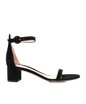 GIANVITO ROSSI Round-headed High-heeled Sandals With Ankle Strap