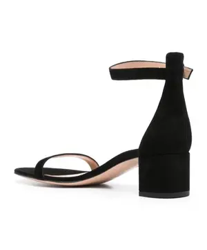 GIANVITO ROSSI Round-headed High-heeled Sandals With Ankle Strap