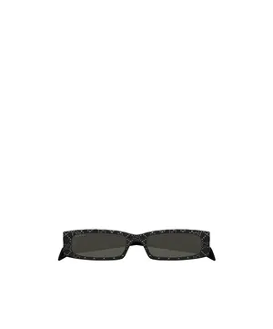 Gucci Gucci Rectangular Frame Sunglasses Black