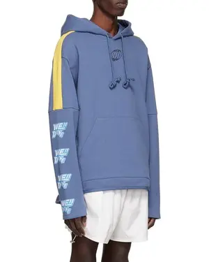 We11Done Logo Print Drawstring Hoodie