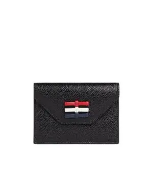 Thom Browne Rwb Striped Cardholder