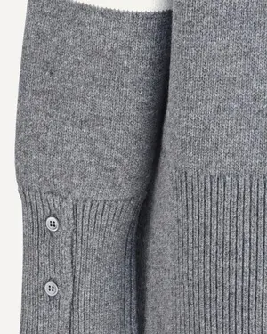Thom Browne Long-sleeved Crewneck Jumper With Signature Striping