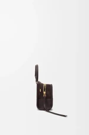 Loewe Amazona 180 Suede Top Handle Bag - Deep Chestnut