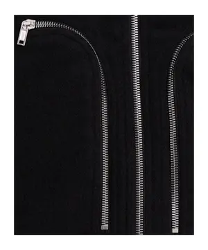 Rick Owens Flight Wool Jacket - Black