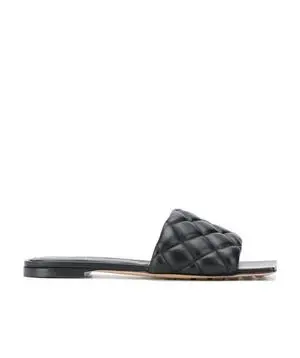 Bottega Veneta Matelassé Flat Sandals