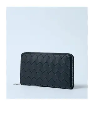 Bottega Veneta Intrecciato Zip Around Wallet