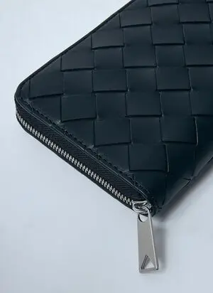 Bottega Veneta Intrecciato Zip Around Wallet