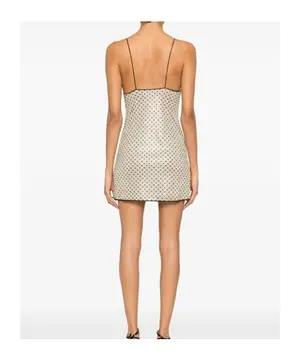 Oseree Lumire Rose Pois Mini Dress