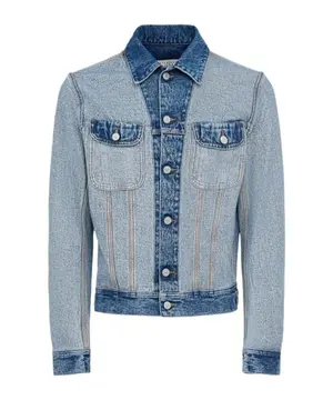 MAISON MARGIELA Denim Trucker Jacket - Gray