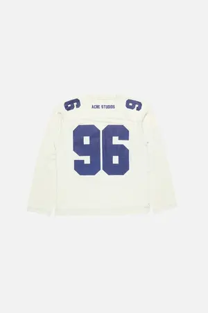 Acne Studios Number Print Long Sleeve Sweatshirt