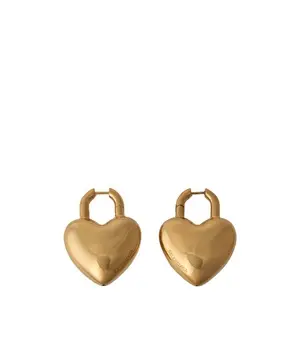 Balenciaga Xl Minnie Heart Earrings