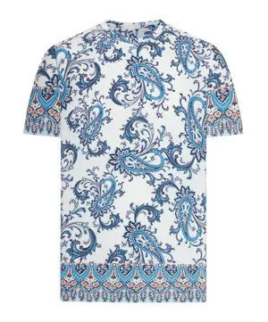 Etro Pattern-printed Crewneck T-shirt - Multicolour