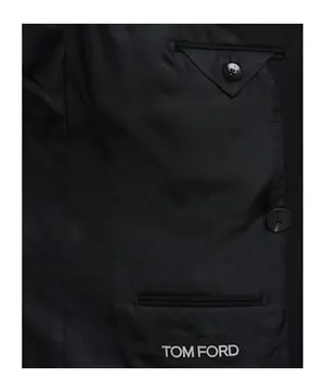 TOM FORD Double Breasted Twill Jacket