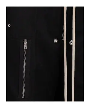 Rick Owens Cargobelas Wool Zipped Pants - Black