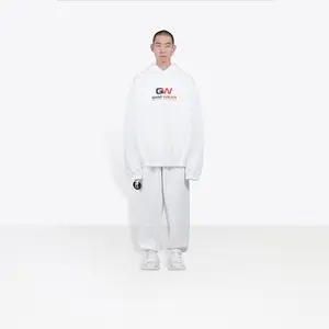 Balenciaga Printed Hooded Sweater